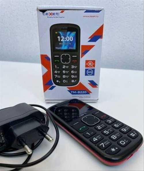Телефон Texet TM-B220 на 2 симки