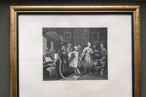 Серия "The Rake's Progress" гравюр У. Хогарта