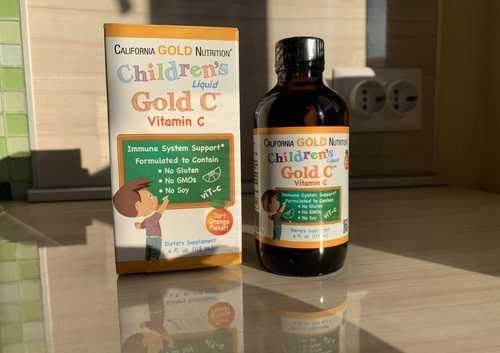 California Gold Nutrition, Жидкий витамин C для де