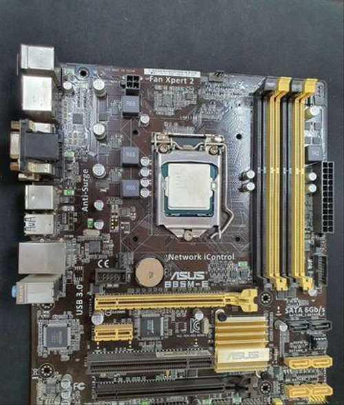 MB Asus B85M-E + CPU i5 4670 3.4Ghz