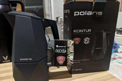 Гейзерная кофеварка Polaris Kontur 4C
