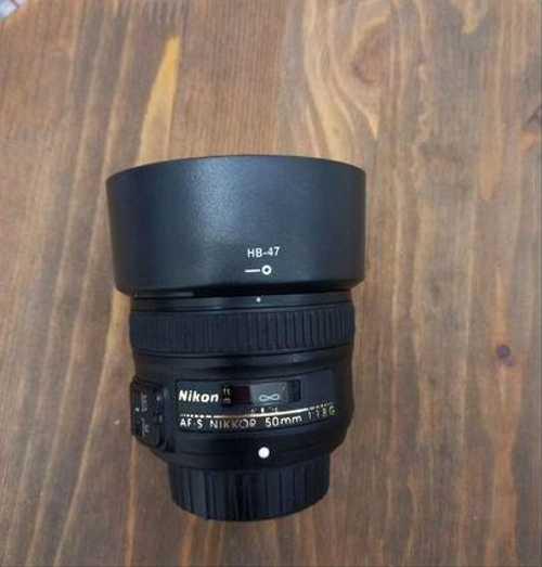 Nikon Af-S 50mm f/1.8G + Фильтр