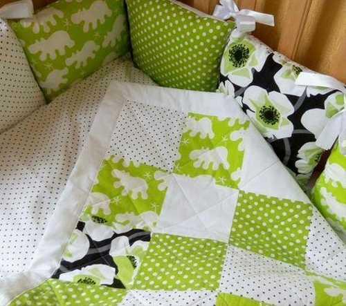 Бортики и комплект в кроватку