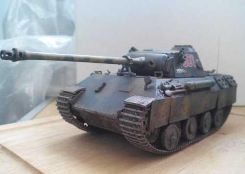 Модель 1/48 танка Panther D