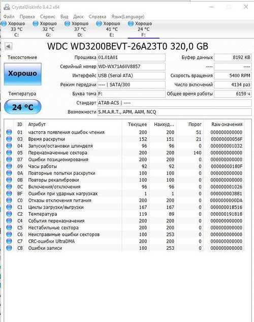 HDD для ноутбука. WD 320гб 2,5" 320 GB