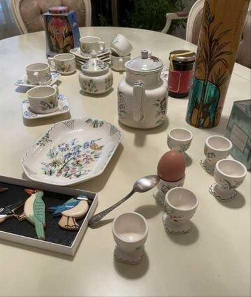 Набор посуды для завтрака керамика