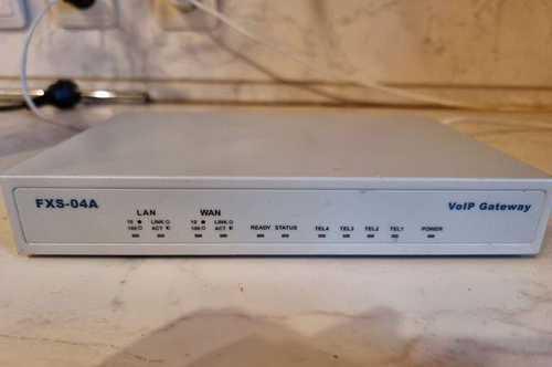 VoIP шлюз FXS-04A 4-аналоговые линии