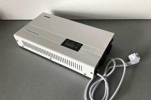 Стабилизатор напряжения sven AVR slim-2000 LCD