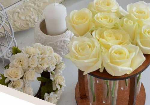 Подставка для цветов в пробирках с розами