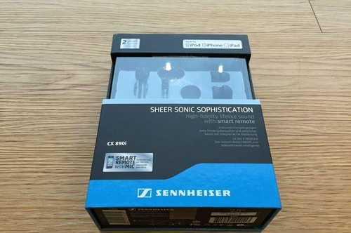 Наушники Sennheiser CX 890i Black гарнитура iPhone