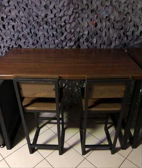 Барный стол и 4 стула