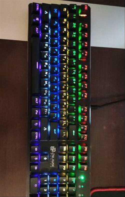 Игровая клавиатура Oklick 990G Rage Black