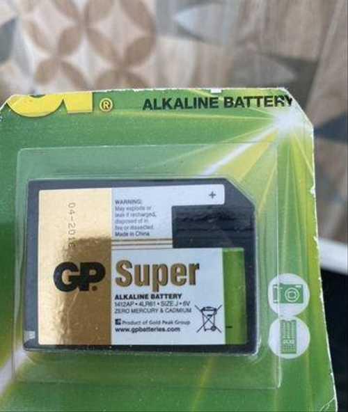 Батарея gp super alkaline 1412ap