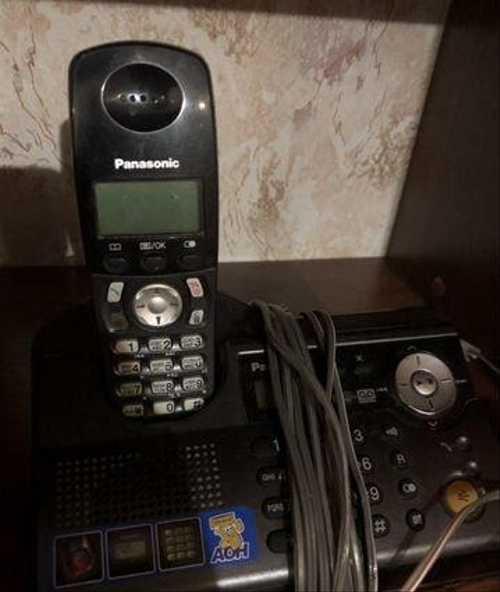 Panasonic домашний беспроводной радио телефон с ба