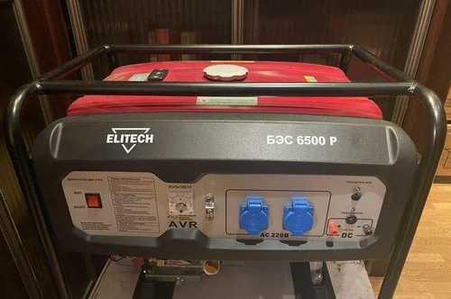 Бензиновый генератор Elitech 6500 P