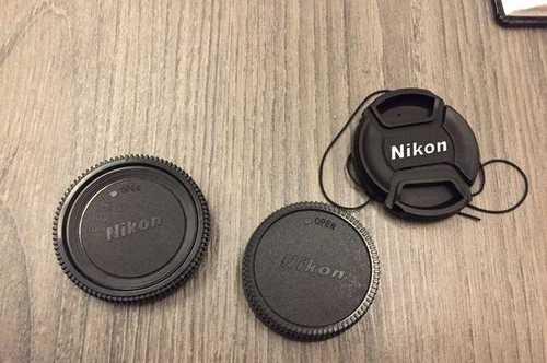 Крышки на объектив и фотоаппарат Nikon