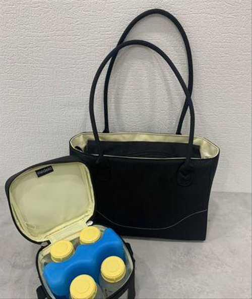 Сумка Medela City Style + холодильник + 4 бутылки