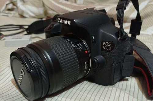 Зеркальный фотоаппарат canon 700d объектив 28-80