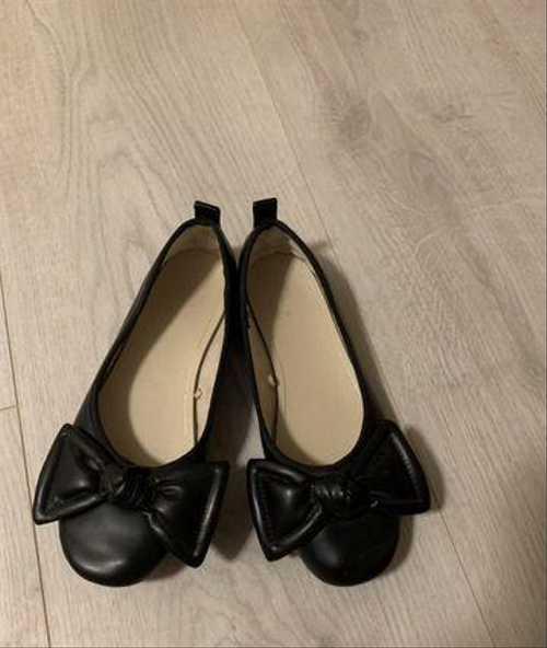 Балетки zara для девочки 35 р