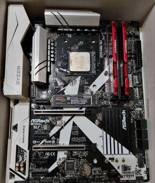 Asrock x370 killer sli, ryzen 2600x, ddr4 2x8, sam