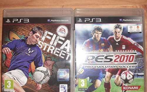 Игра для PS3 Fifa Street + Pes2010