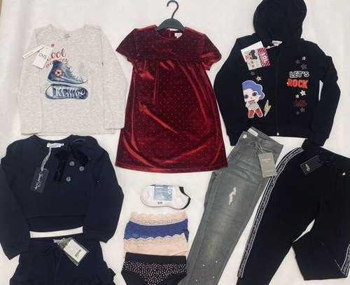 Сет новой одежды 6-7 лет на девочку бренды Италия