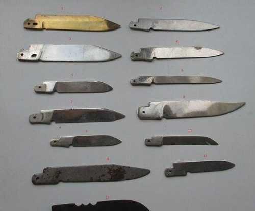 Лезвия, от складных ножей СССР