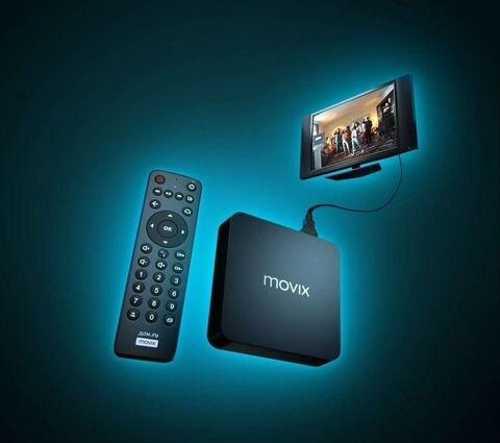 TV приставка с голосовым управлением movix pro