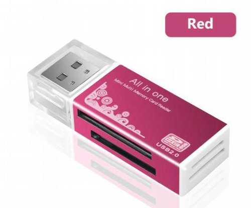 Картридер usb 2.0 Micro sd / TF card