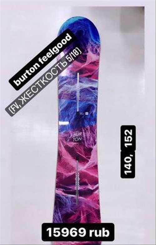 Сноуборды burton feelgood