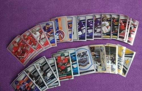 Panini NHL 2016-2017 блестящие наклейки