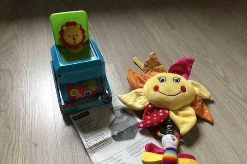 Музыкальный кубик fisher price мобиль happy snail