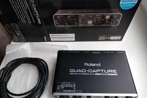Roland Quad-Capture (аудиокарта+компрессорр+гейт)