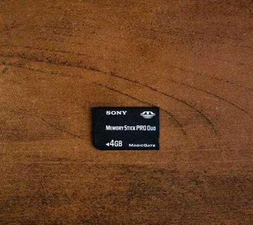 Memory stick PRO DUO 4GB