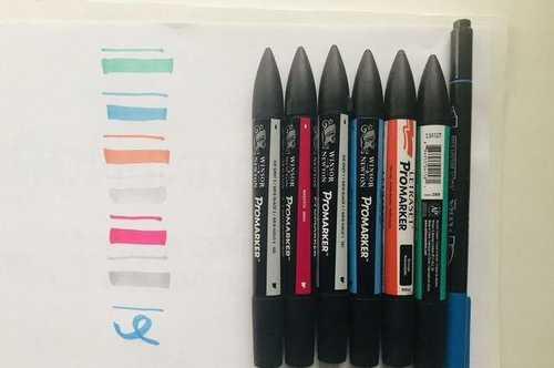 Маркеры спиртовые Winsor&Newton для каллиграфии