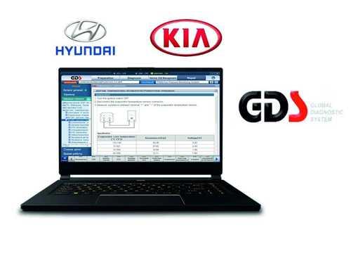 Ноутбук с программами GDS для KIA Hyundai