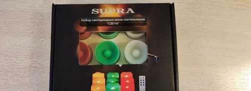 Набор 9 светодиодных свечей Supra с пультом