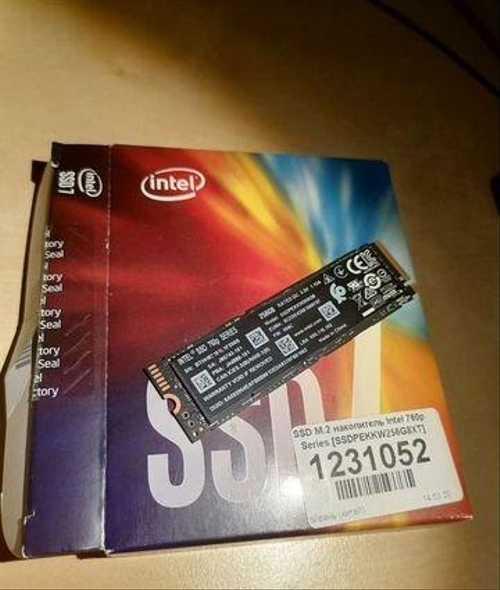 Nvme intel 760p 256gb m.2