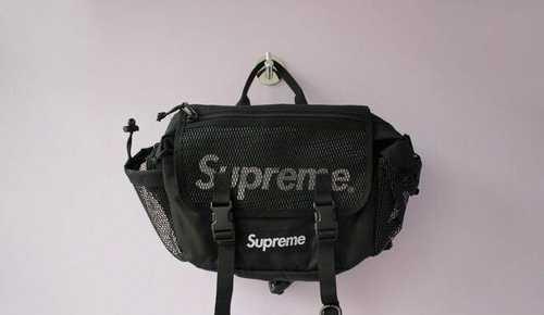 Черная сумка Supreme Waist Bag Black