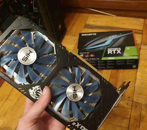 Видеокарта HIS RX580 4GB