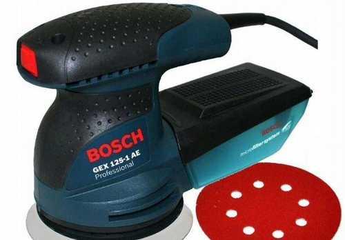 Эксцентриковая шлифмашинка Bosch GEX 125-1 AE