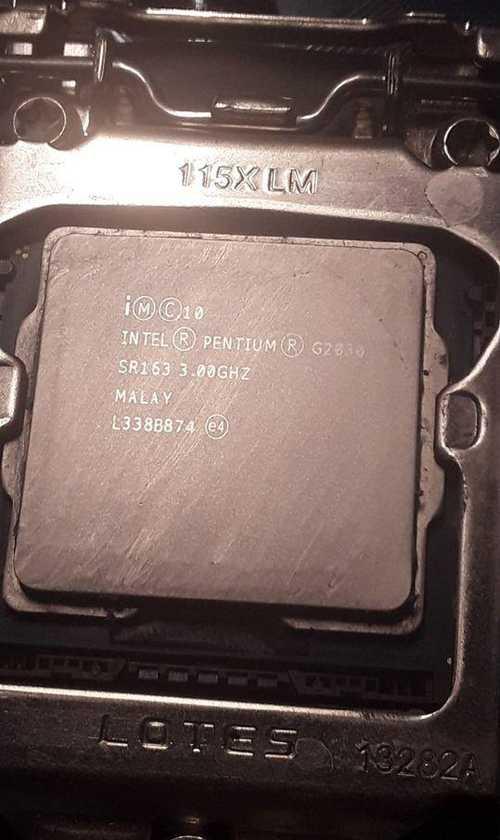Материнская плата 1155, процессор Pentium G2030