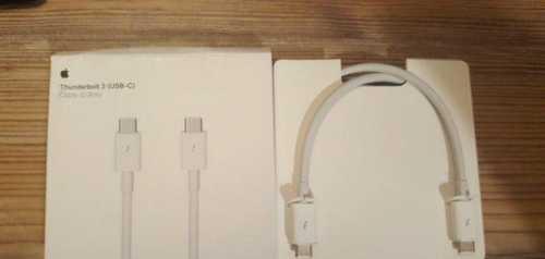 Новый Apple Thunderbolt 3 (USB-C) Cable 0.8m A1896