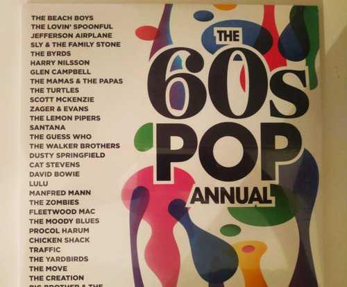 Винил The 60s Pop Annual, лучшие хиты 60х, 2 LP