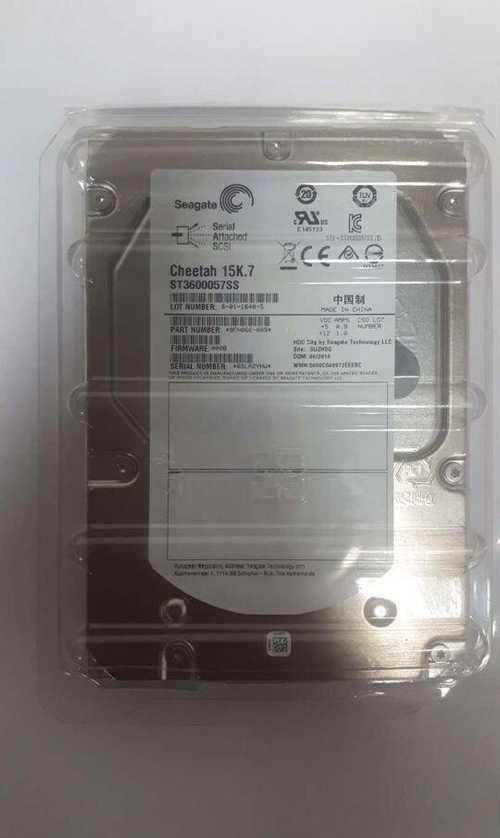 Новый жесткий диск Seagate st3600657ss sas 3.5