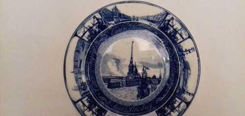 Настенная тарелка Санкт-Петербург