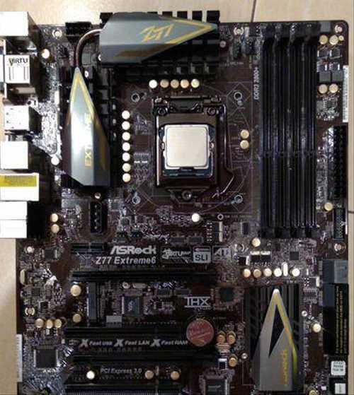 Комплект S1155 Asrock Z77 Extreme6 + Core i5 3570k