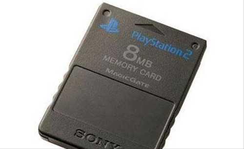 Карта памяти на Sony PS 2 и Sony PS 1