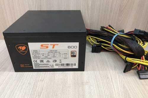 Блок питания ATX 600W Cougar STE600 (80+, 2*6+2pin