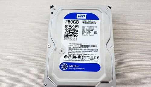Жёсткий диск 250 GB WD Blue для компьютера